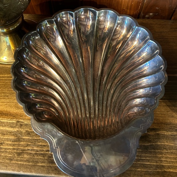 Vintage | Dining | Vintage Wm Rogers Silver Plated Clam Shell Dish 895 ...